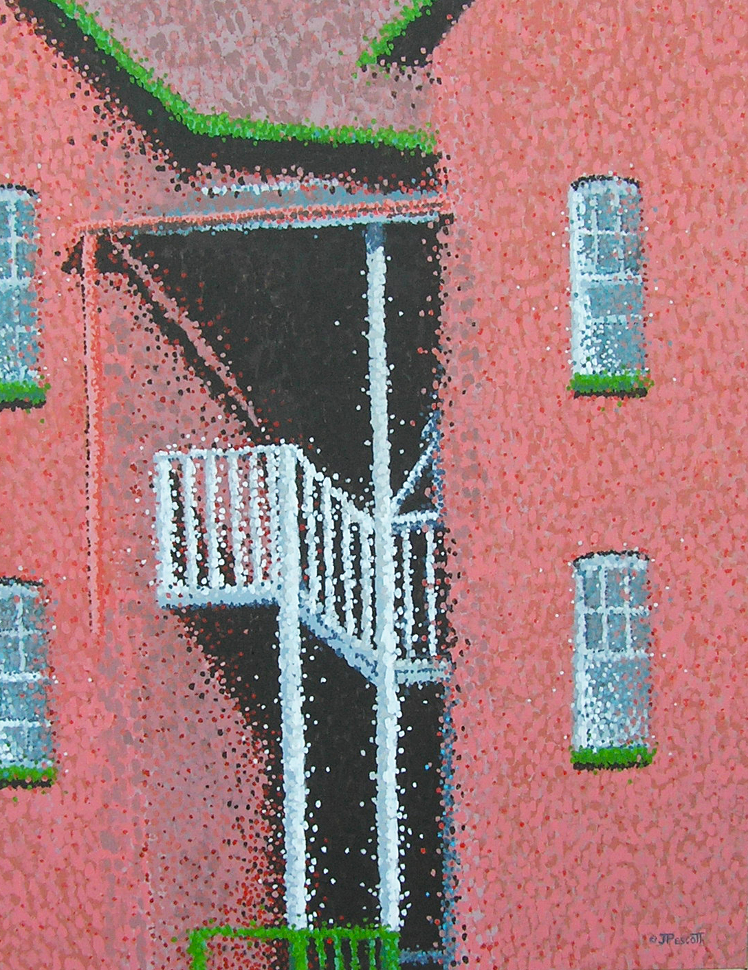 The Back Stairs Jim Pescott Artist The Back Stairs Jim Pescott Artist